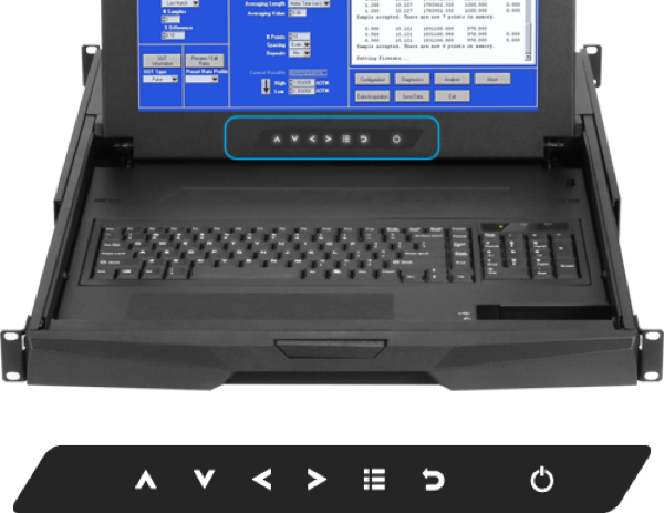 RKP7 / 9, 1U LED-backlit LCD Console Drawer | Austin Hughes