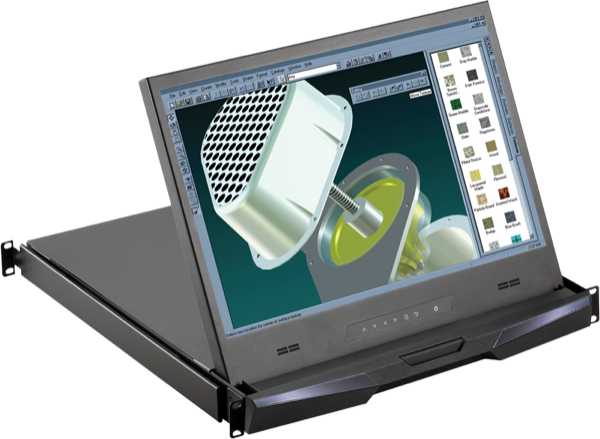 RP-W119, 1U 19" widescreen LED-backlit LCD Display Drawer | Austin Hughes